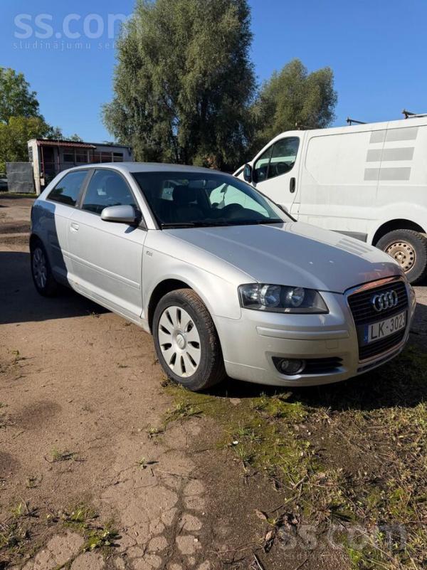 Pelēks Audi A3 2007 Jelgava, ar dzinēja tilpumu 1.60 L un nobraukumu 332 tūkst. km par 1490 €, foto 3 vietnē AUTOMOTO.COM.LV