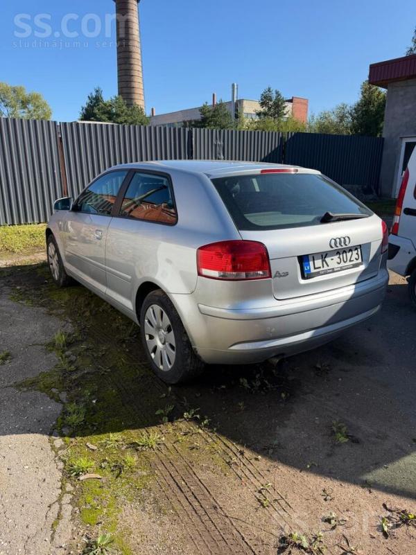Pelēks Audi A3 2007 Jelgava, ar dzinēja tilpumu 1.60 L un nobraukumu 332 tūkst. km par 1490 €, foto 4 vietnē AUTOMOTO.COM.LV
