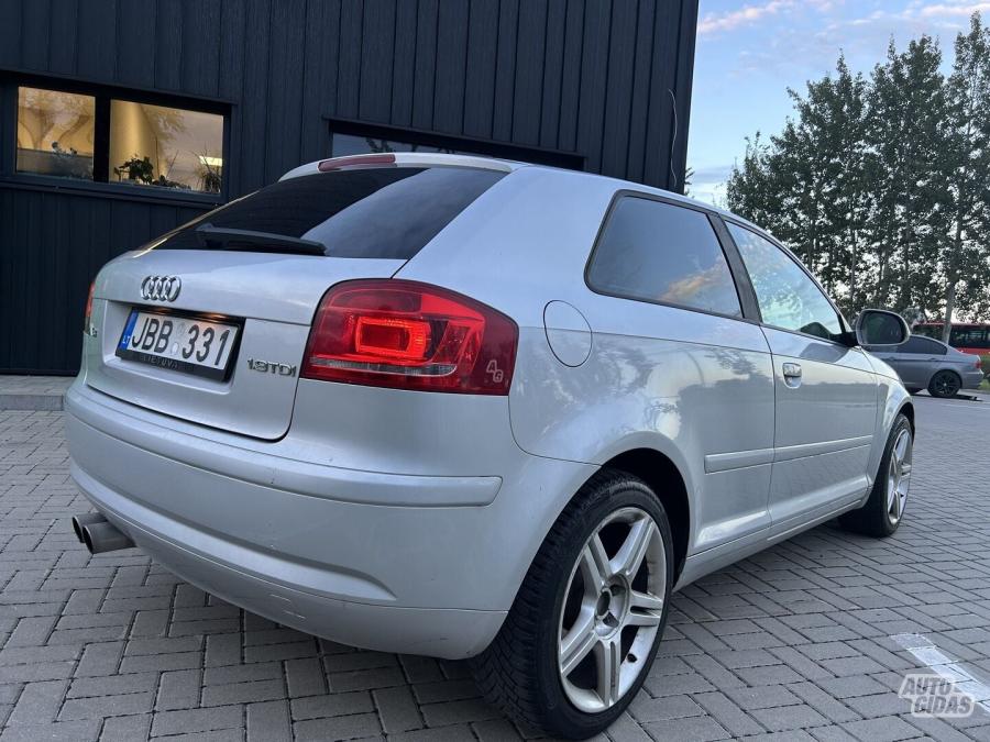 Grey Audi A3 2007 in Kaunas, with an engine capacity of 1.90 L and mileage of 380 thousand km for 1850 €, photo 4 on AUTOMOTO.COM.LV