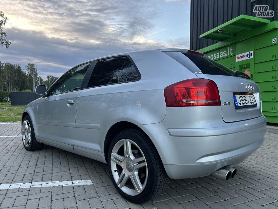 Grey Audi A3 2007 in Kaunas, with an engine capacity of 1.90 L and mileage of 380 thousand km for 1850 €, photo 8 on AUTOMOTO.COM.LV