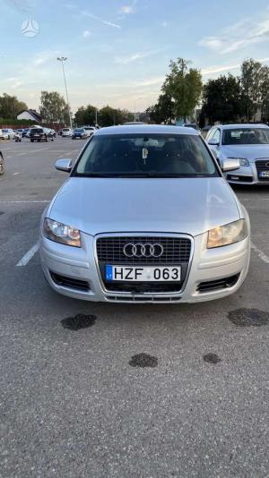 Grey Audi A3 2007 in Marijampole, with an engine capacity of 1.90 L and mileage of 491 thousand km for 1400 €, photo  on AUTOMOTO.COM.LV