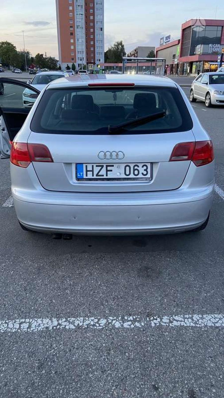 Pelēks Audi A3 2007 Marijampole, ar dzinēja tilpumu 1.90 L un nobraukumu 491 tūkst. km par 1400 €, foto 5 vietnē AUTOMOTO.COM.LV