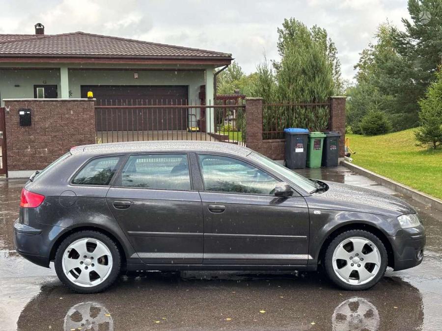 Серый Ауди А3 2007 в Вильнюс, объемом двигателя 1.90 л и пробегом 330 тыс. км за 2150 €, фото 3 на AUTOMOTO.COM.LV