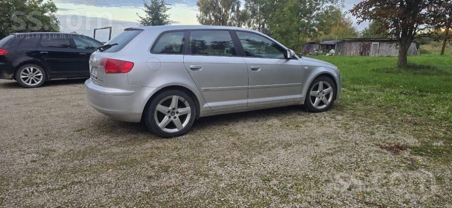 Grey Audi A3 2007 in Rezekne, with an engine capacity of 2.00 L and mileage of 310 thousand km for 3300 €, photo 3 on AUTOMOTO.COM.LV