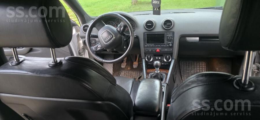 Grey Audi A3 2007 in Rezekne, with an engine capacity of 2.00 L and mileage of 310 thousand km for 3300 €, photo 8 on AUTOMOTO.COM.LV