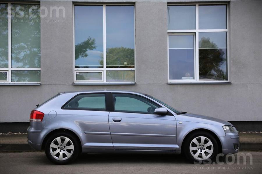Grey Audi A3 2007 in Riga, with an engine capacity of 1.80 L and mileage of 243 thousand km for 3495 €, photo 4 on AUTOMOTO.COM.LV