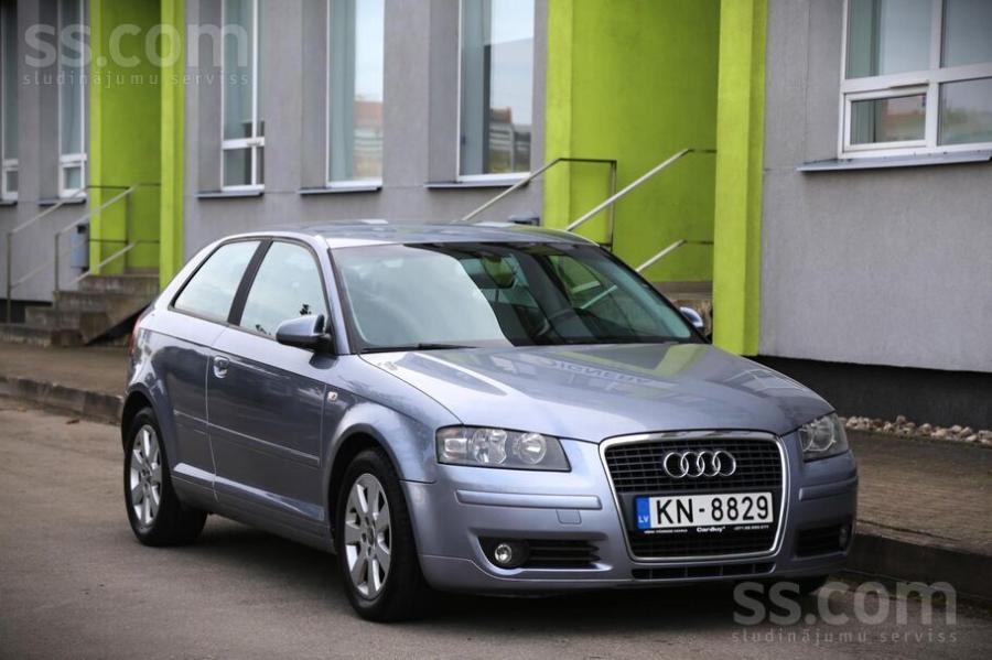 Grey Audi A3 2007 in Riga, with an engine capacity of 1.80 L and mileage of 243 thousand km for 3495 €, photo 5 on AUTOMOTO.COM.LV