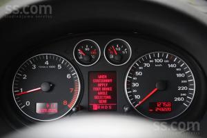 Grey Audi A3 2007 in Riga, with an engine capacity of 1.80 L and mileage of 243 thousand km for 3495 €, photo 8 on AUTOMOTO.COM.LV