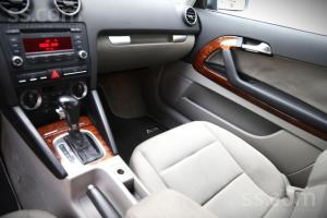 Grey Audi A3 2007 in Riga, with an engine capacity of 1.80 L and mileage of 243 thousand km for 3495 €, photo 10 on AUTOMOTO.COM.LV