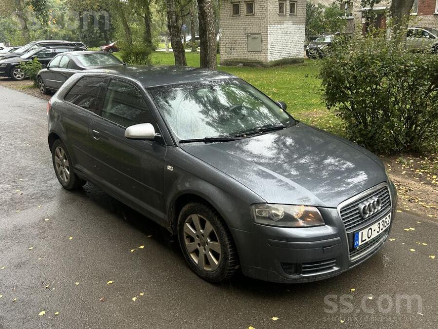 Pelēks Audi A3 2007 Rīga, ar dzinēja tilpumu 1.90 L un nobraukumu 390 tūkst. km par 1900 €, foto 3 vietnē AUTOMOTO.COM.LV