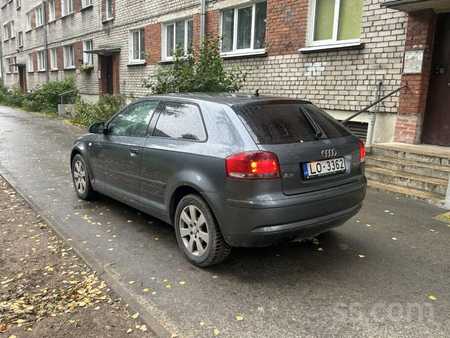 Pelēks Audi A3 2007 Rīga, ar dzinēja tilpumu 1.90 L un nobraukumu 390 tūkst. km par 1900 €, foto 5 vietnē AUTOMOTO.COM.LV