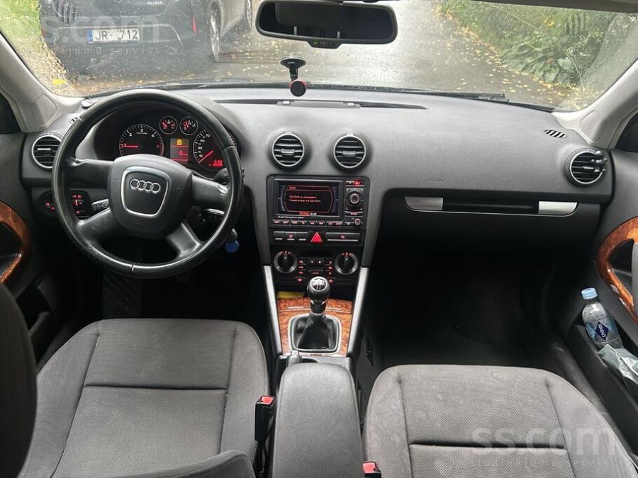 Pelēks Audi A3 2007 Rīga, ar dzinēja tilpumu 1.90 L un nobraukumu 390 tūkst. km par 1900 €, foto 6 vietnē AUTOMOTO.COM.LV