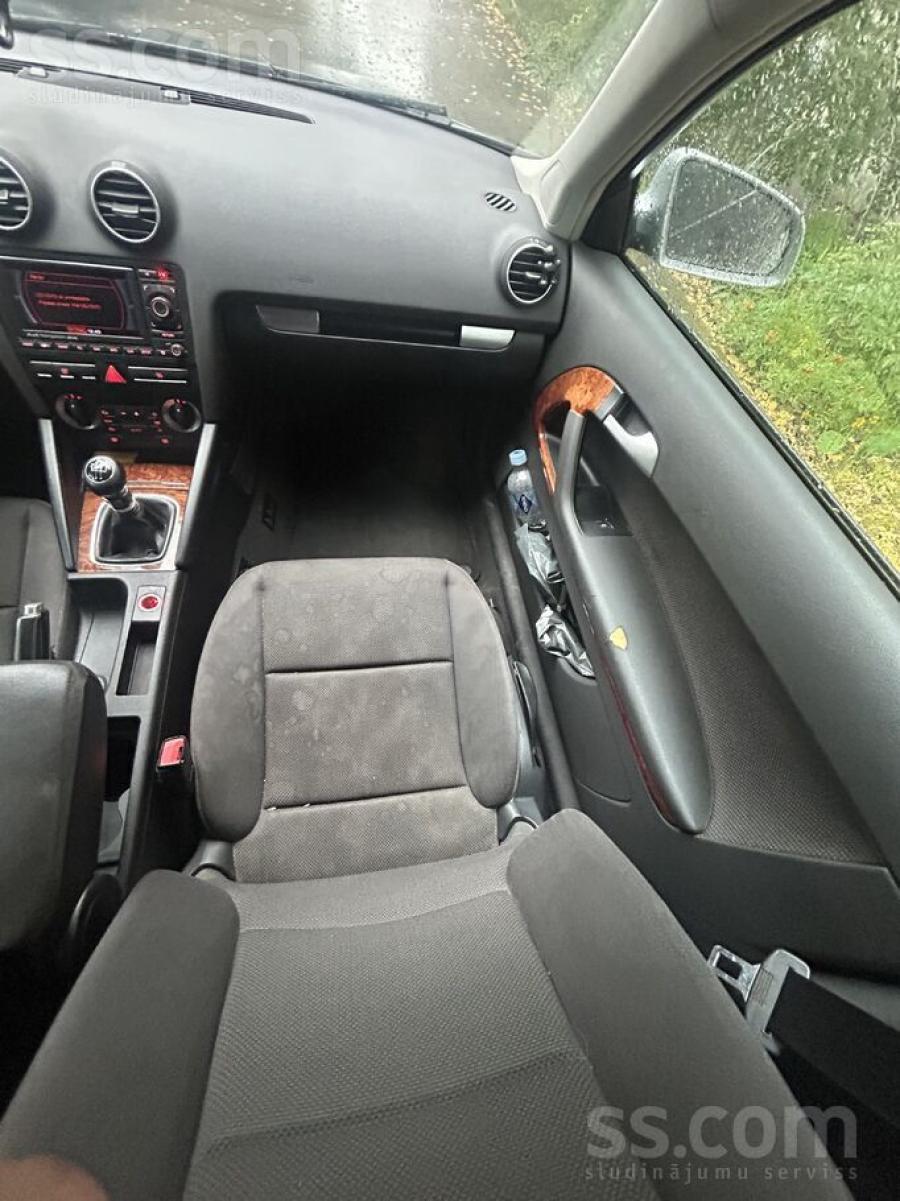 Pelēks Audi A3 2007 Rīga, ar dzinēja tilpumu 1.90 L un nobraukumu 390 tūkst. km par 1900 €, foto 10 vietnē AUTOMOTO.COM.LV