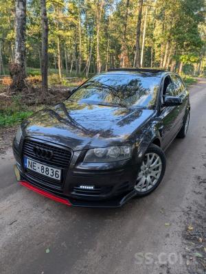 Grey Audi A3 2007 in Riga, with an engine capacity of 2.00 L and mileage of 370 thousand km for 3200 €, photo  on AUTOMOTO.COM.LV