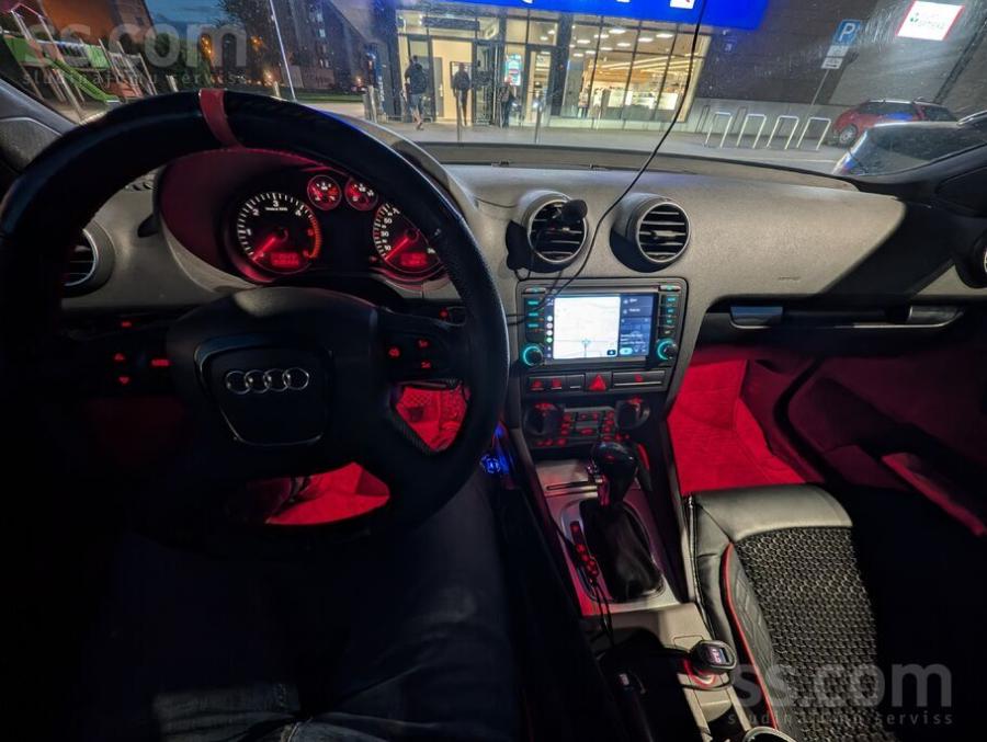 Grey Audi A3 2007 in Riga, with an engine capacity of 2.00 L and mileage of 370 thousand km for 3200 €, photo 19 on AUTOMOTO.COM.LV