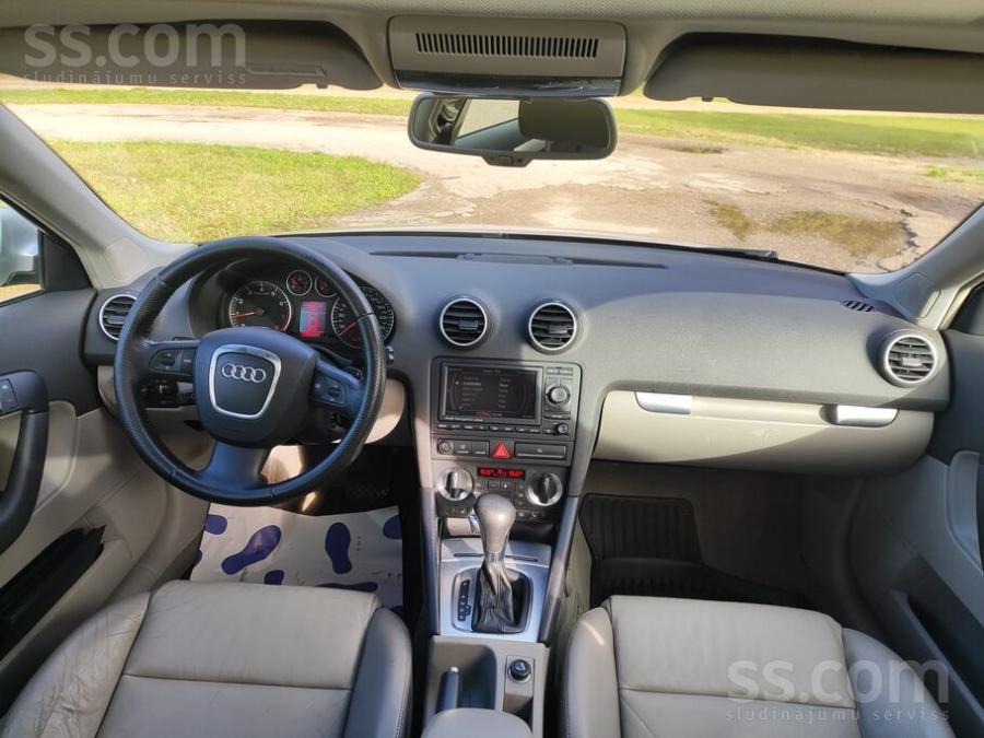 Серый Ауди А3 2007 в Тукумс, объемом двигателя 2.00 л и пробегом 367 тыс. км за 3650 €, фото 7 на AUTOMOTO.COM.LV