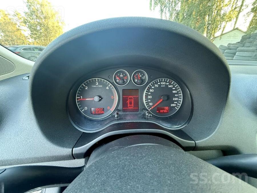 Grey Audi A3 2007 in Riga, with an engine capacity of 1.90 L and mileage of 0 thousand km for 2750 €, photo 8 on AUTOMOTO.COM.LV