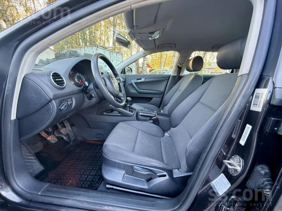 Grey Audi A3 2007 in Riga, with an engine capacity of 1.90 L and mileage of 0 thousand km for 2750 €, photo 12 on AUTOMOTO.COM.LV