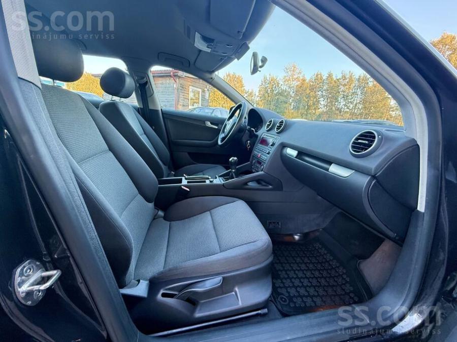 Grey Audi A3 2007 in Riga, with an engine capacity of 1.90 L and mileage of 0 thousand km for 2750 €, photo 13 on AUTOMOTO.COM.LV