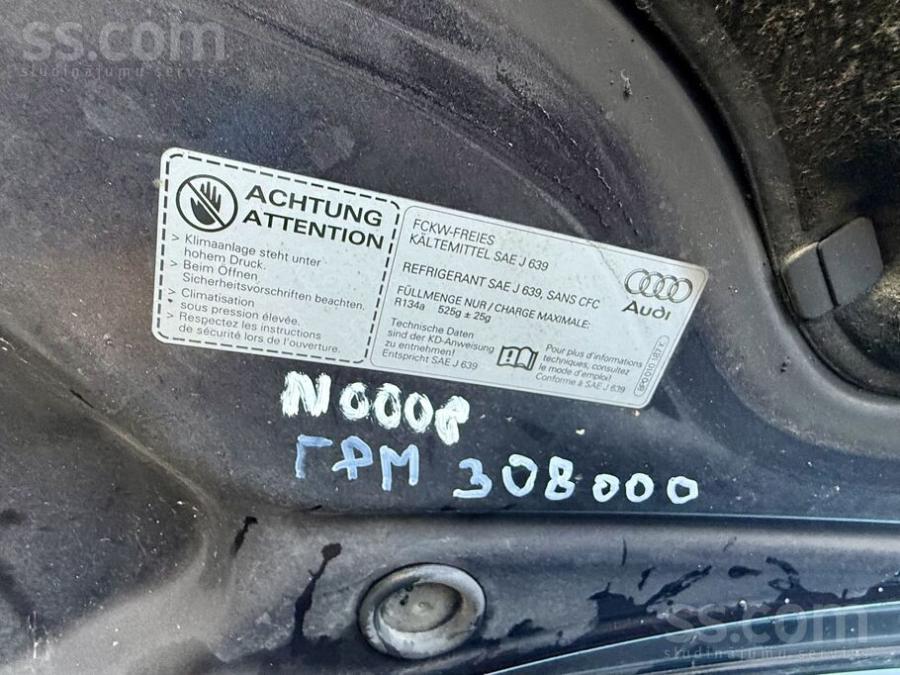 Grey Audi A3 2007 in Riga, with an engine capacity of 1.90 L and mileage of 0 thousand km for 2750 €, photo 22 on AUTOMOTO.COM.LV