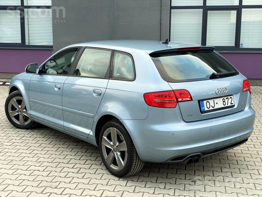 Grey Audi A3 2008 in Riga, with an engine capacity of 1.80 L and mileage of 237 thousand km for 5200 €, photo 6 on AUTOMOTO.COM.LV