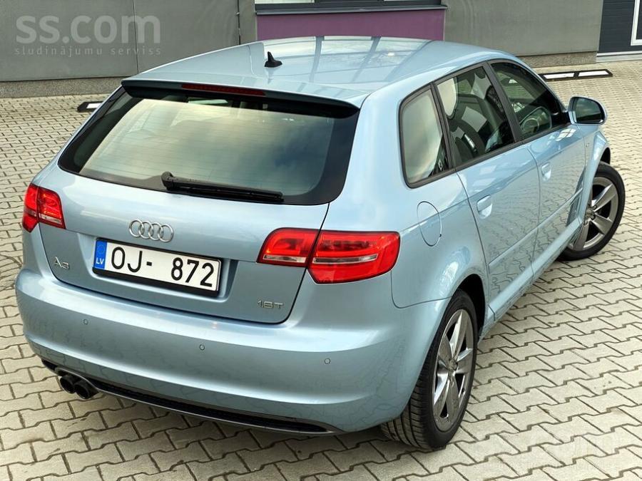 Grey Audi A3 2008 in Riga, with an engine capacity of 1.80 L and mileage of 237 thousand km for 5200 €, photo 9 on AUTOMOTO.COM.LV