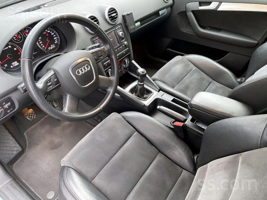Grey Audi A3 2008 in Riga, with an engine capacity of 1.80 L and mileage of 237 thousand km for 5200 €, photo 10 on AUTOMOTO.COM.LV