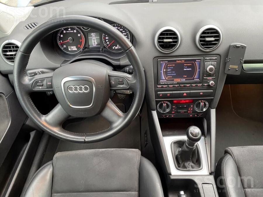 Grey Audi A3 2008 in Riga, with an engine capacity of 1.80 L and mileage of 237 thousand km for 5200 €, photo 16 on AUTOMOTO.COM.LV
