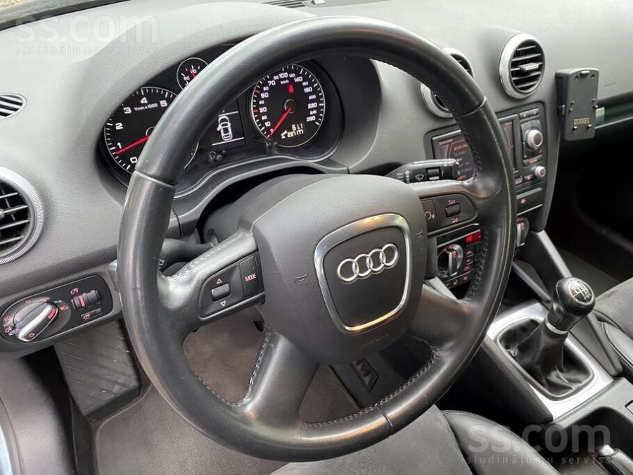 Grey Audi A3 2008 in Riga, with an engine capacity of 1.80 L and mileage of 237 thousand km for 5200 €, photo 20 on AUTOMOTO.COM.LV