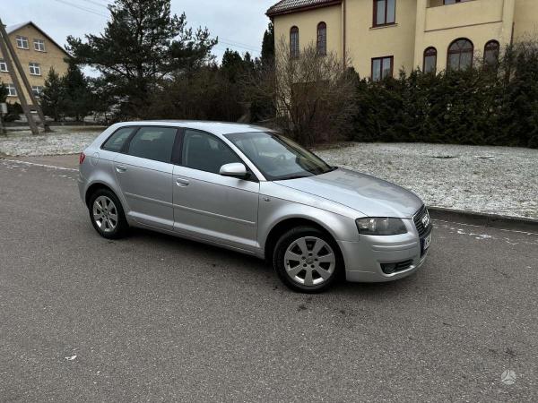 Grey Audi A3 2008 in Vilnius, with an engine capacity of 1.60 L and mileage of 180 thousand km for 1950 €, photo 1 on AUTOMOTO.COM.LV