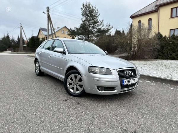 Grey Audi A3 2008 in Vilnius, with an engine capacity of 1.60 L and mileage of 180 thousand km for 1950 €, photo 2 on AUTOMOTO.COM.LV