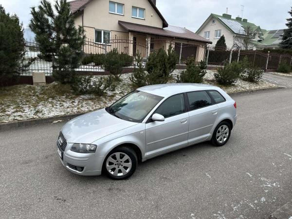 Grey Audi A3 2008 in Vilnius, with an engine capacity of 1.60 L and mileage of 180 thousand km for 1950 €, photo 4 on AUTOMOTO.COM.LV