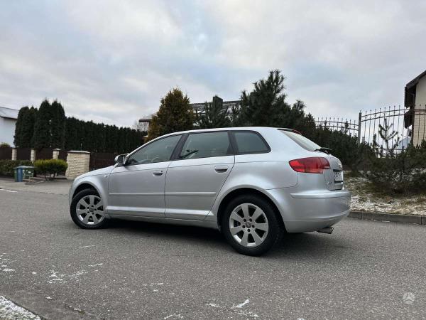Grey Audi A3 2008 in Vilnius, with an engine capacity of 1.60 L and mileage of 180 thousand km for 1950 €, photo 6 on AUTOMOTO.COM.LV