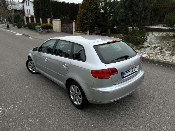 Grey Audi A3 2008 in Vilnius, with an engine capacity of 1.60 L and mileage of 180 thousand km for 1950 €, photo 7 on AUTOMOTO.COM.LV