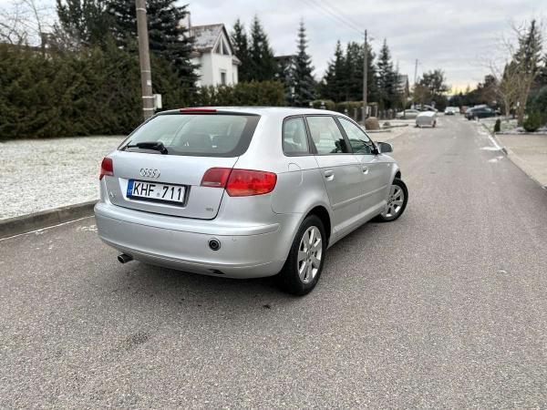 Grey Audi A3 2008 in Vilnius, with an engine capacity of 1.60 L and mileage of 180 thousand km for 1950 €, photo 9 on AUTOMOTO.COM.LV