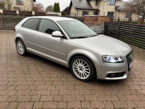 Pelēks Audi A3 2008 Kauņa, ar dzinēja tilpumu 1.98 L un nobraukumu 202 tūkst. km par 5880 €, foto  vietnē AUTOMOTO.COM.LV