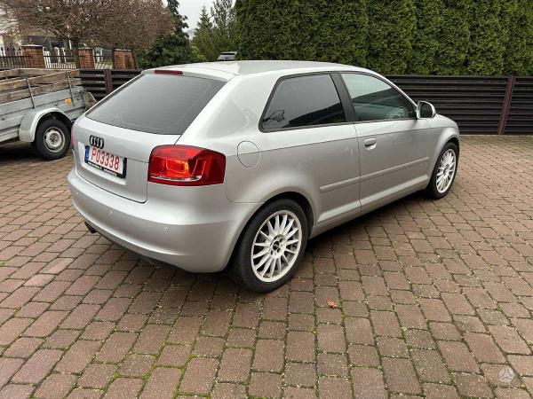 Pelēks Audi A3 2008 Kauņa, ar dzinēja tilpumu 1.98 L un nobraukumu 202 tūkst. km par 5880 €, foto 2 vietnē AUTOMOTO.COM.LV