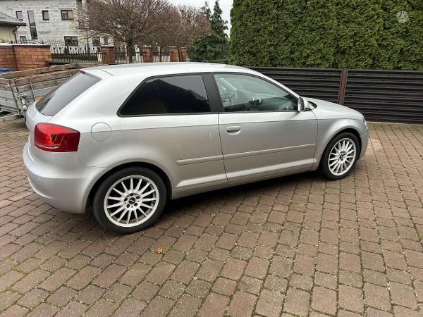Pelēks Audi A3 2008 Kauņa, ar dzinēja tilpumu 1.98 L un nobraukumu 202 tūkst. km par 5880 €, foto 6 vietnē AUTOMOTO.COM.LV