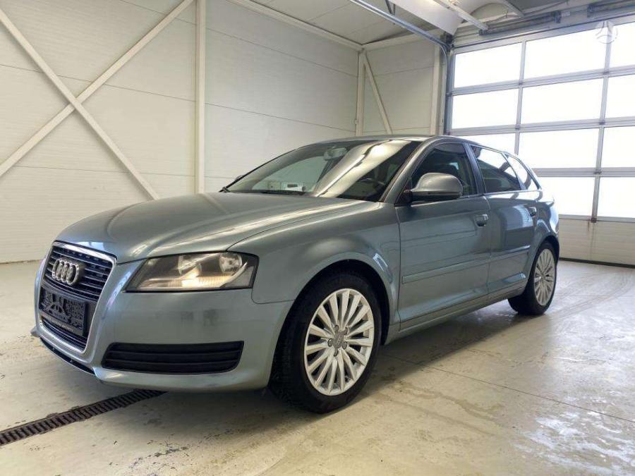 Grey Audi A3 2008 in Radviliskis, with an engine capacity of 1.97 L and mileage of 0 thousand km for 4450 €, photo 1 on AUTOMOTO.COM.LV