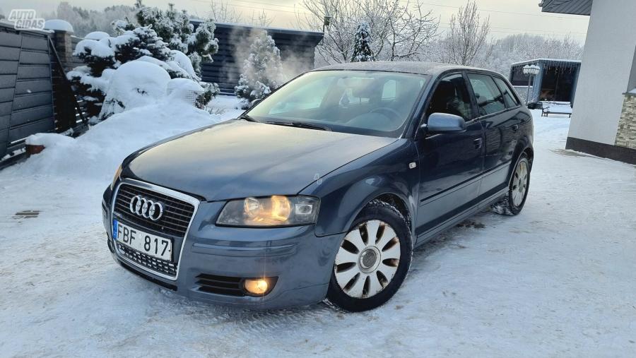Grey Audi A3 2008 in Jonava, with an engine capacity of 2.00 L and mileage of 500 thousand km for 1950 €, photo 1 on AUTOMOTO.COM.LV