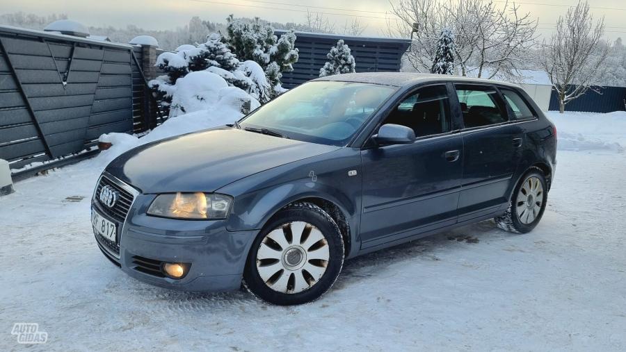 Grey Audi A3 2008 in Jonava, with an engine capacity of 2.00 L and mileage of 500 thousand km for 1950 €, photo 2 on AUTOMOTO.COM.LV