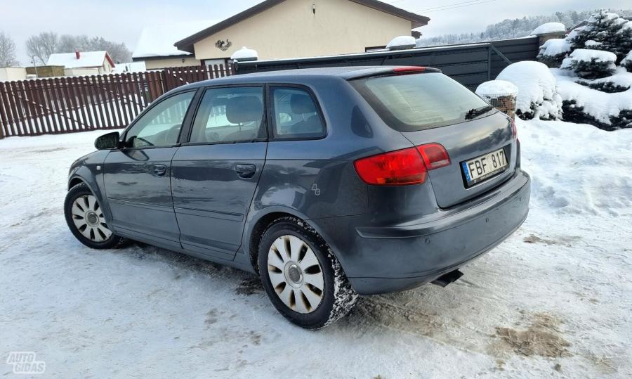 Grey Audi A3 2008 in Jonava, with an engine capacity of 2.00 L and mileage of 500 thousand km for 1950 €, photo 4 on AUTOMOTO.COM.LV