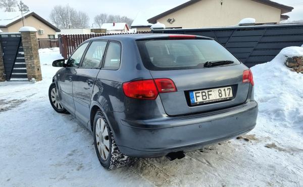 Pelēks Audi A3 2008 Jonava, ar dzinēja tilpumu 2.00 L un nobraukumu 500 tūkst. km par 1950 €, foto 6 vietnē AUTOMOTO.COM.LV