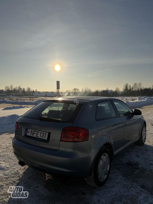 Grey Audi A3 2008 in Vilnius, with an engine capacity of 1.90 L and mileage of 267 thousand km for 2500 €, photo 4 on AUTOMOTO.COM.LV