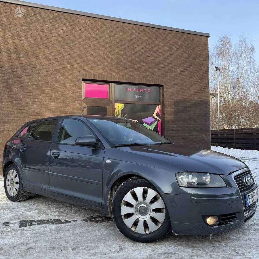 Grey Audi A3 2008 in Kaisiadorys, with an engine capacity of 2.00 L and mileage of 350 thousand km for 2650 €, photo 4 on AUTOMOTO.COM.LV