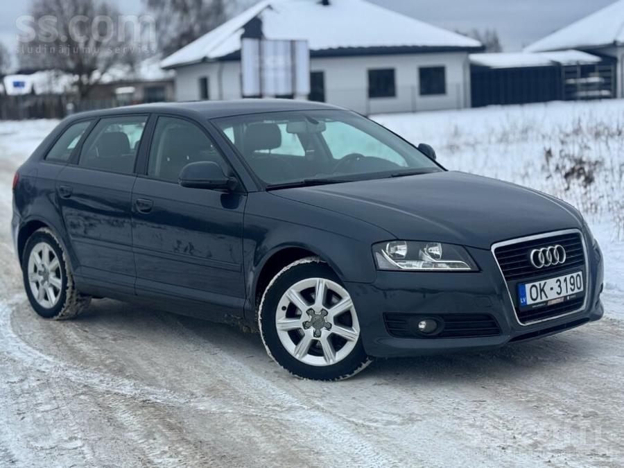 Grey Audi A3 2008 in Riga, with an engine capacity of 2.00 L and mileage of 266 thousand km for 4250 €, photo 2 on AUTOMOTO.COM.LV