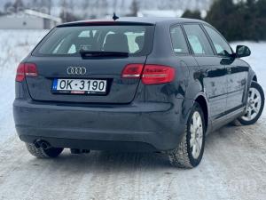 Grey Audi A3 2008 in Riga, with an engine capacity of 2.00 L and mileage of 266 thousand km for 4250 €, photo 5 on AUTOMOTO.COM.LV
