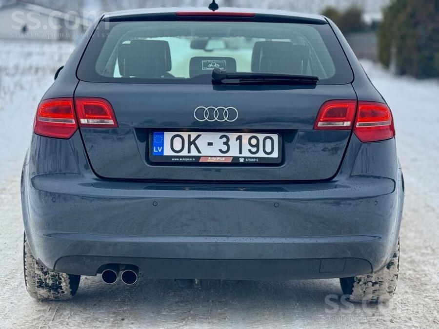 Grey Audi A3 2008 in Riga, with an engine capacity of 2.00 L and mileage of 266 thousand km for 4250 €, photo 10 on AUTOMOTO.COM.LV