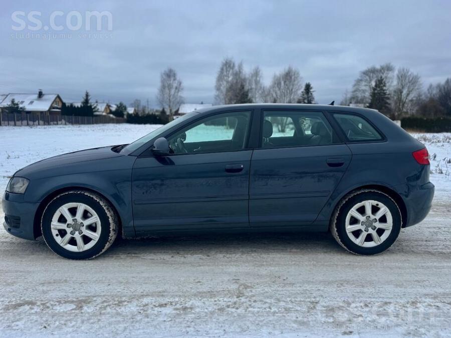 Grey Audi A3 2008 in Riga, with an engine capacity of 2.00 L and mileage of 266 thousand km for 4250 €, photo 11 on AUTOMOTO.COM.LV