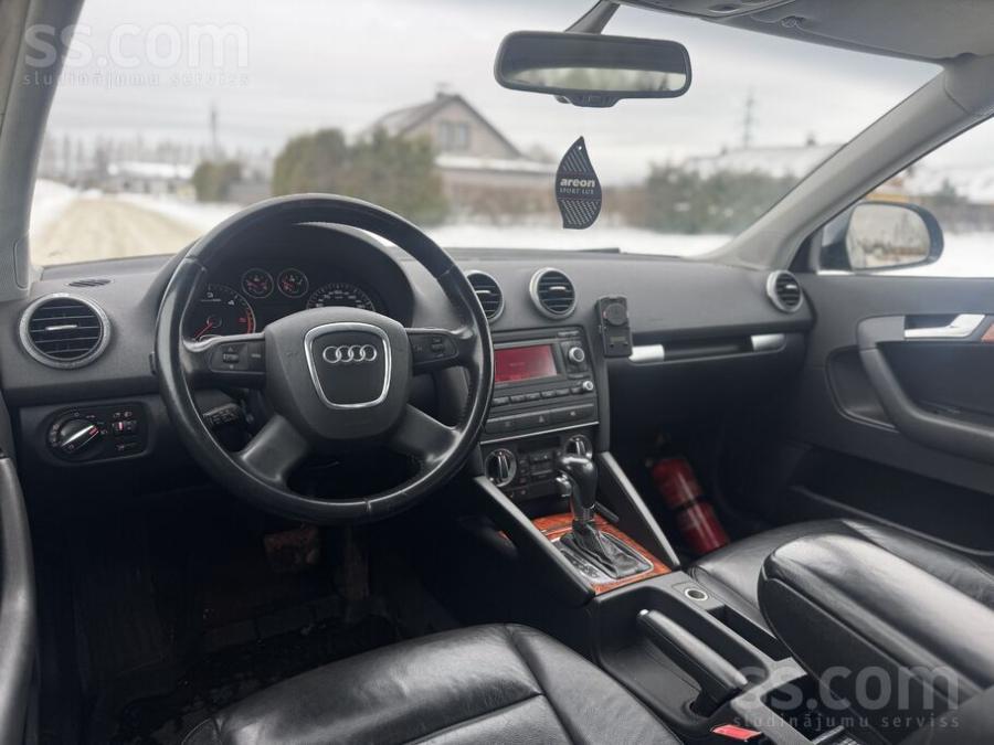 Grey Audi A3 2008 in Riga, with an engine capacity of 2.00 L and mileage of 266 thousand km for 4250 €, photo 18 on AUTOMOTO.COM.LV